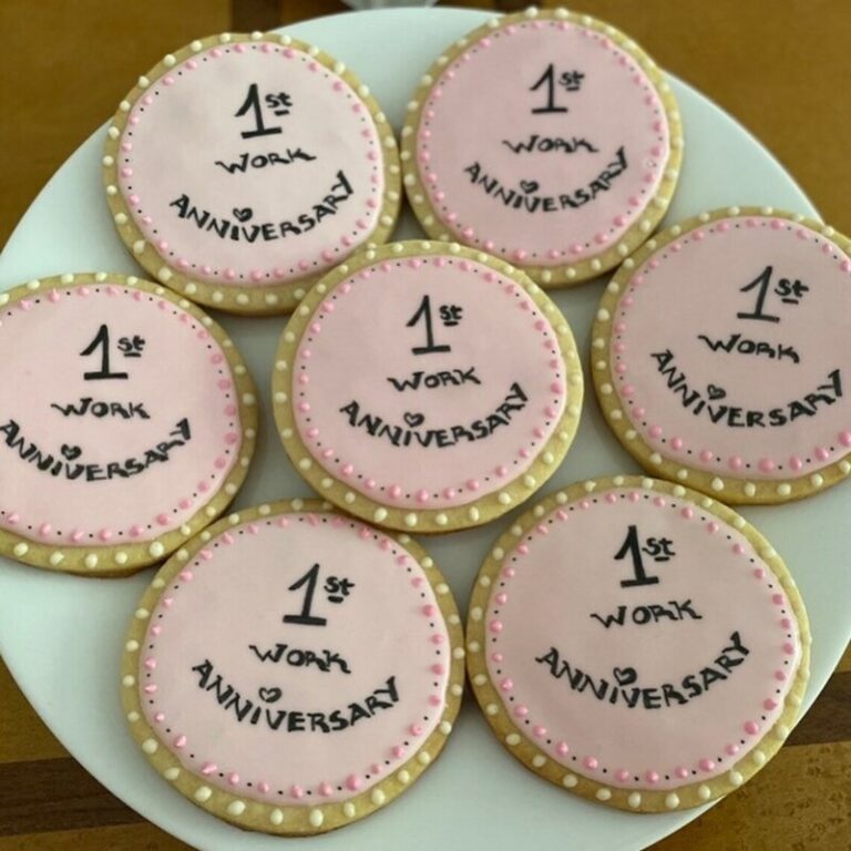 Work Anniversary Cookies Ideas and More - Empactivo